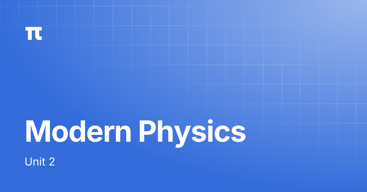 Modern Physics | eInspire Tools